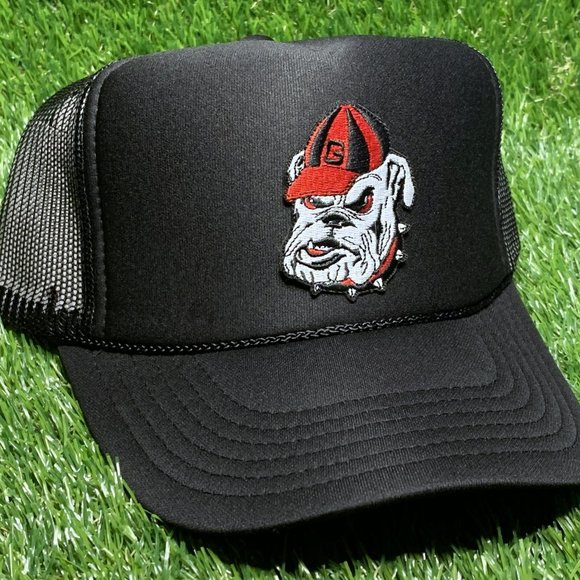 Accessories | Georgia Bulldogs Dawgs Throwback Logo Foam Trucker Hat ...